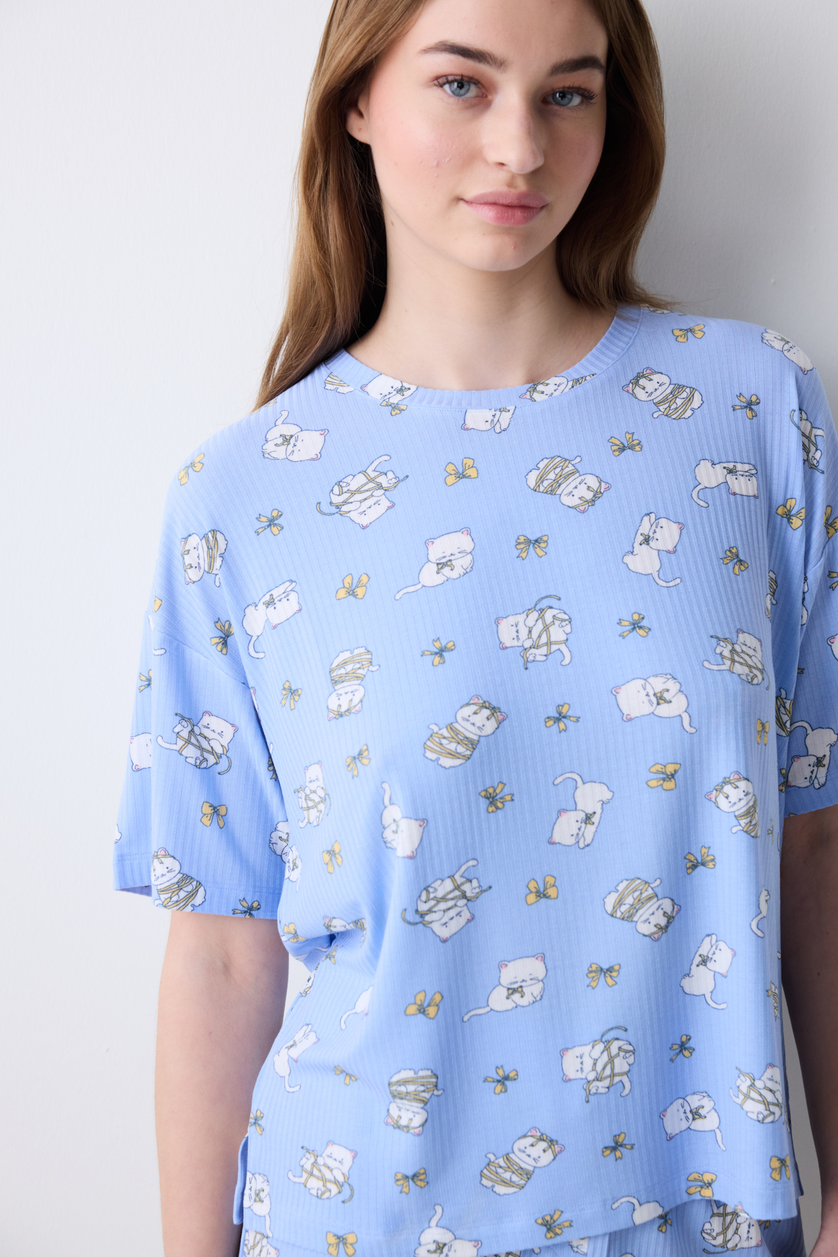 BOWTIFUL PRINTED T-SHIRT PNJO5A7825IY