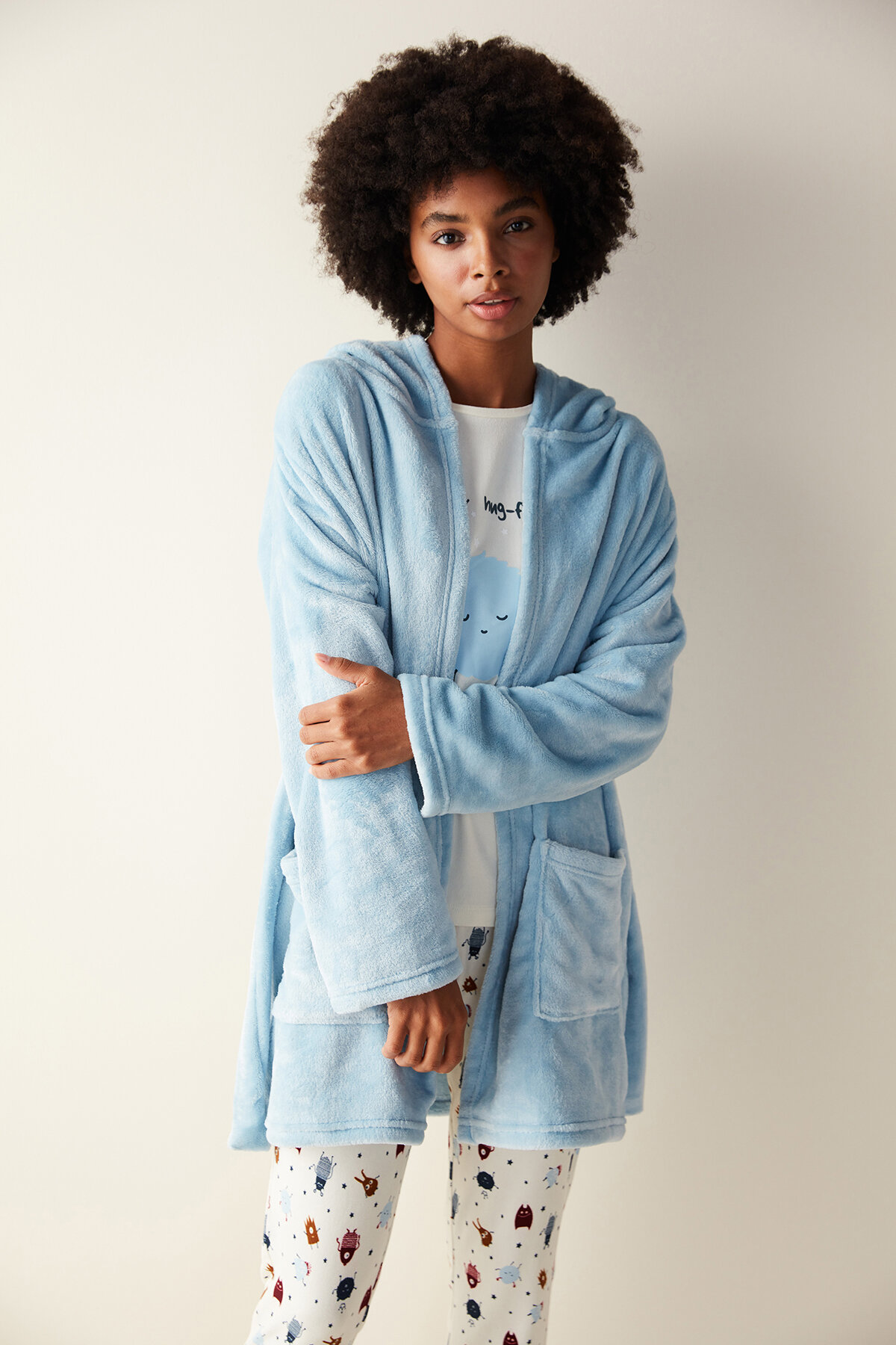 Fluffy Robe PNYSGZ2G23SK